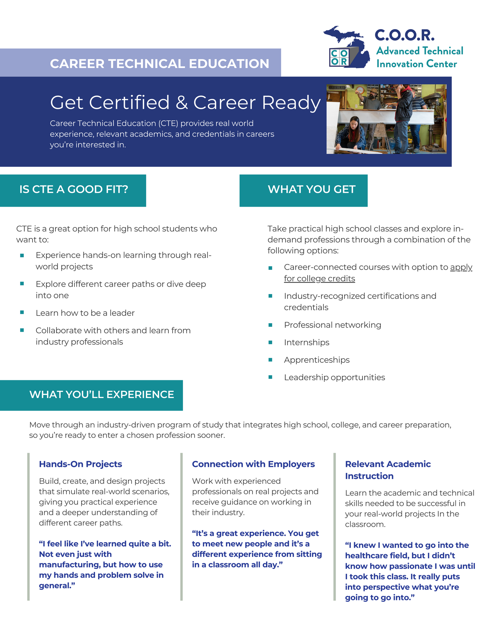 Career and Technical Education - Educational Services & Programs - C.O ...